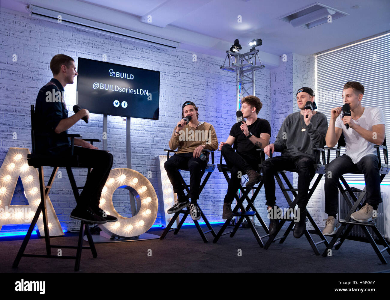 Left to right james mcvey hi-res stock photography and images - Alamy