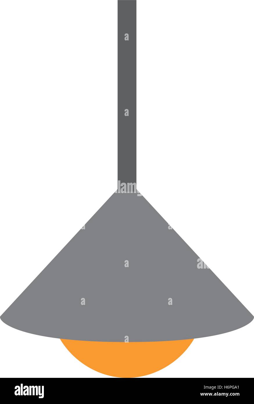 gray light bulbs hanging with base vector illustration Stock Vector ...