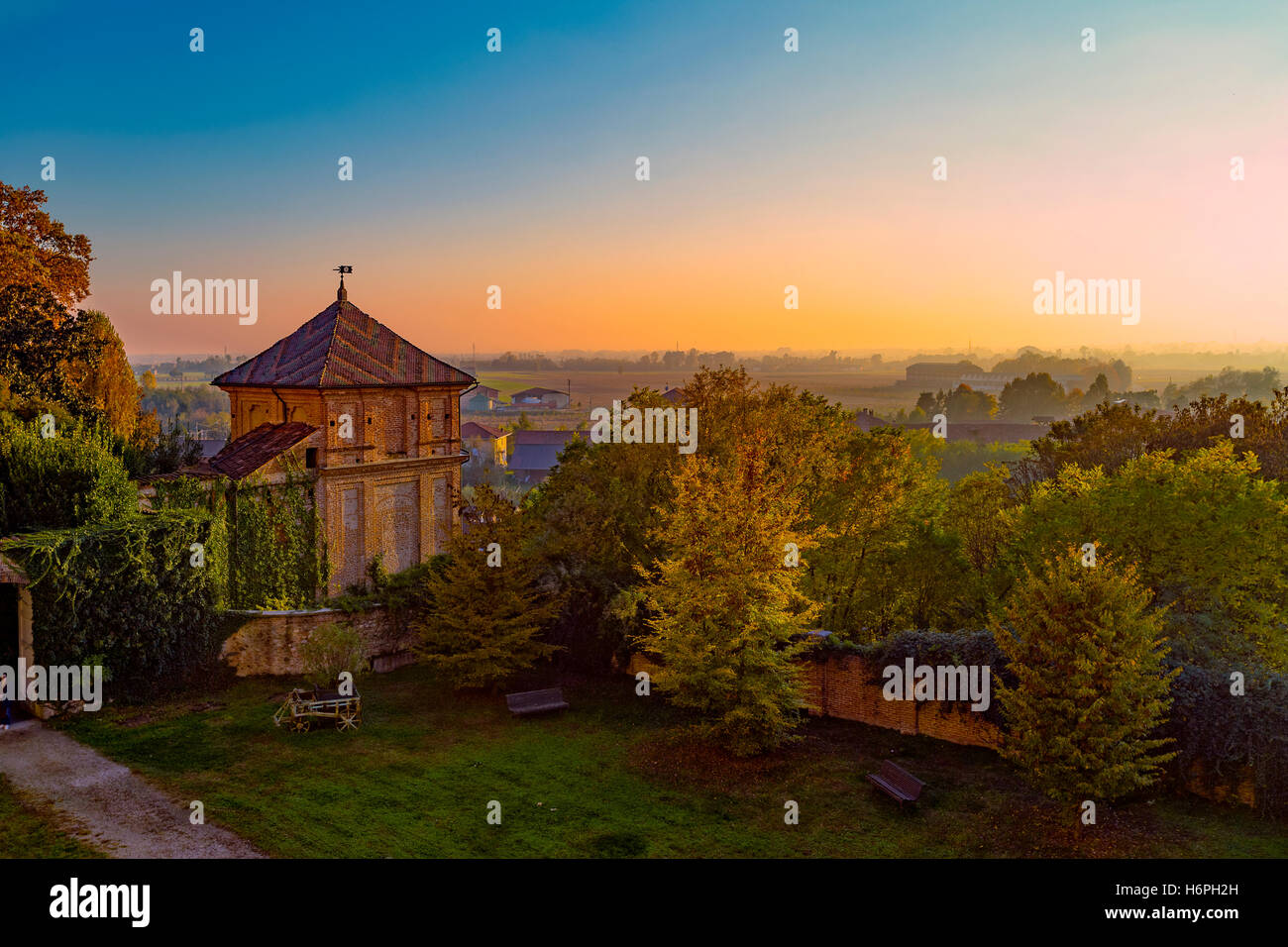Italy Piedmont Canavese Agliè - Landscape Stock Photo - Alamy