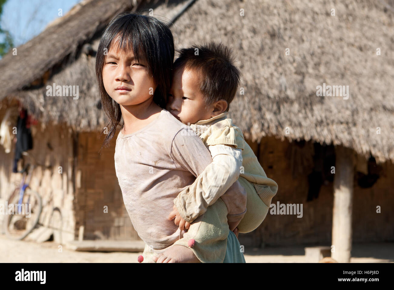 Impoverished children hi-res stock photography and images - Alamy