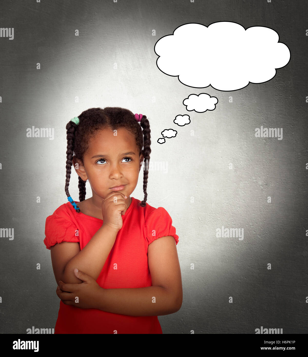 Doubtful girl hi-res stock photography and images - Alamy