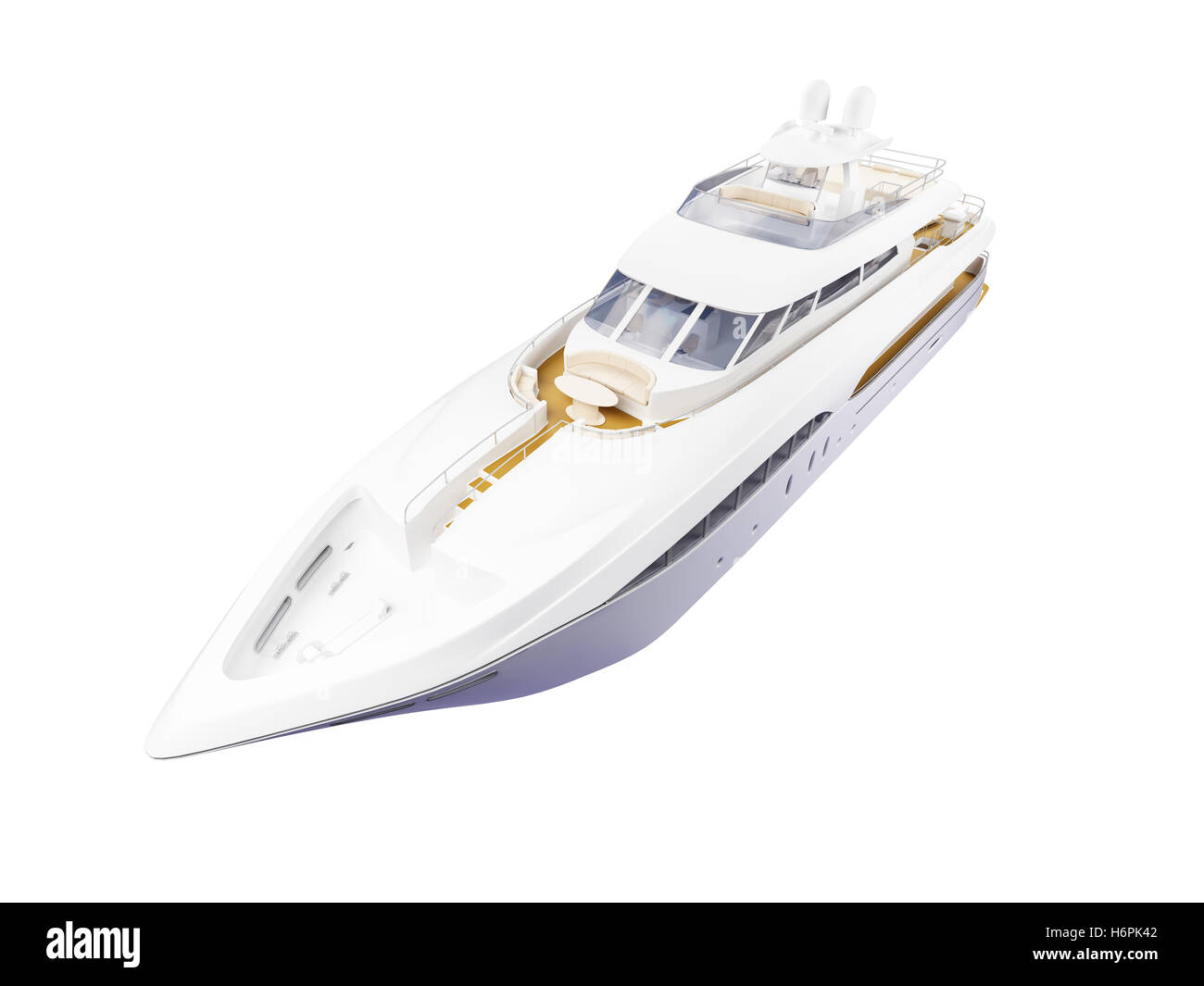 Powerful speedboat Cut Out Stock Images & Pictures - Alamy
