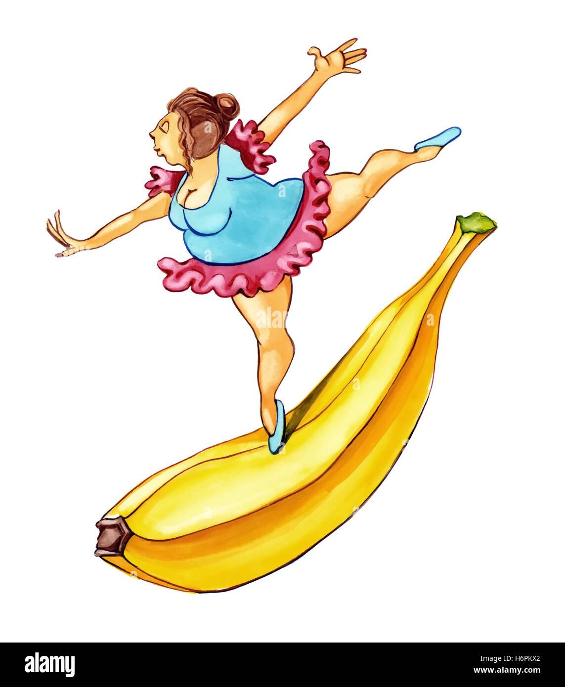 Banana dancer Cut Out Stock Images & Pictures - Alamy