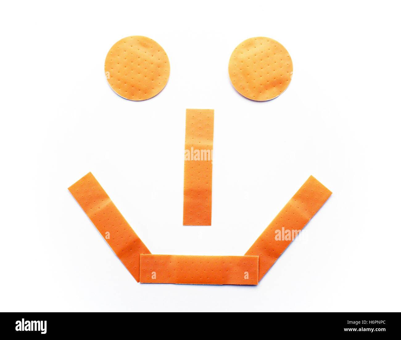 smiling plaster - laughing paving Stock Photo - Alamy