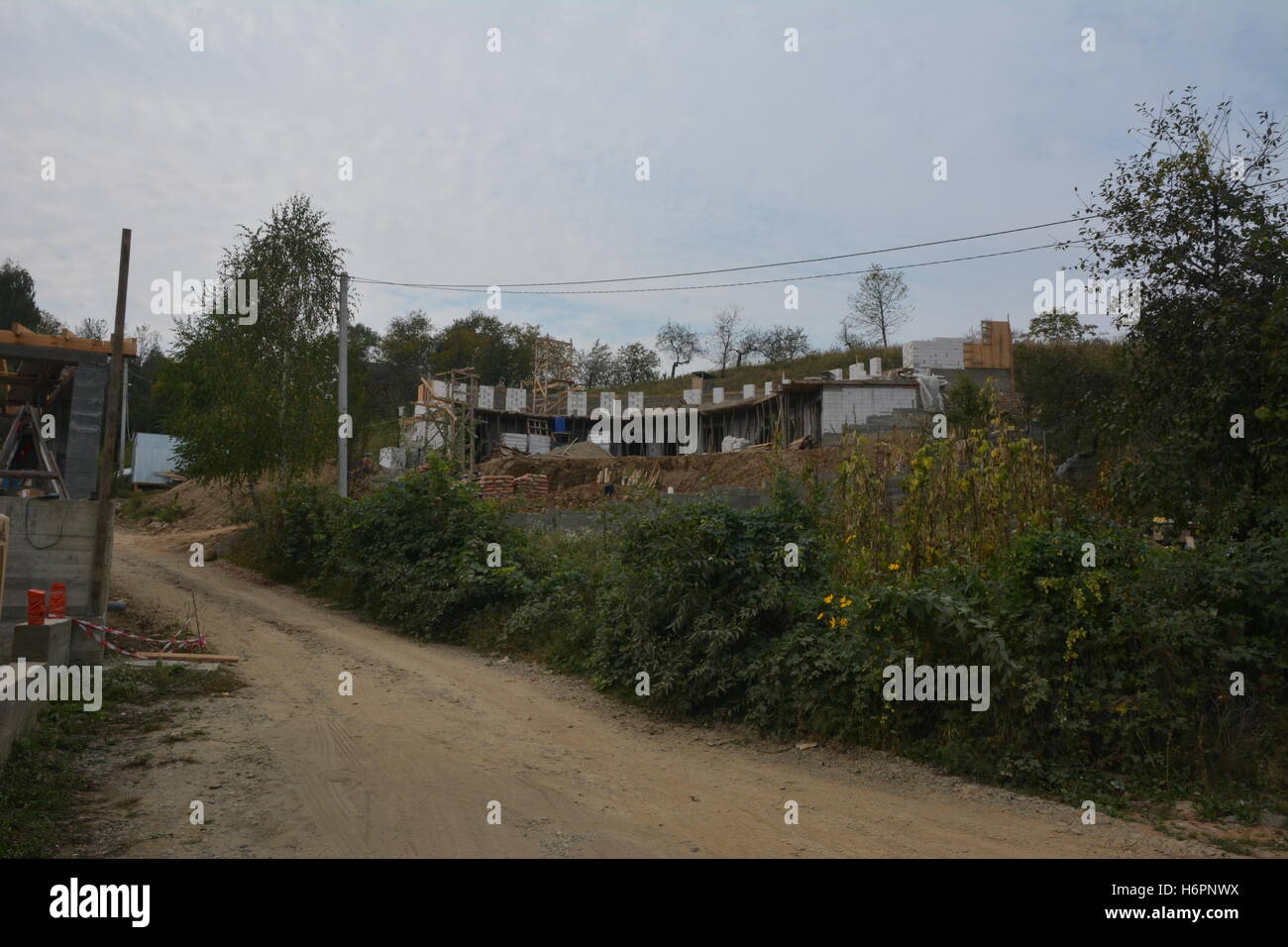 Landscape rural mountainous area in western Ukraine Stock Photo - Alamy