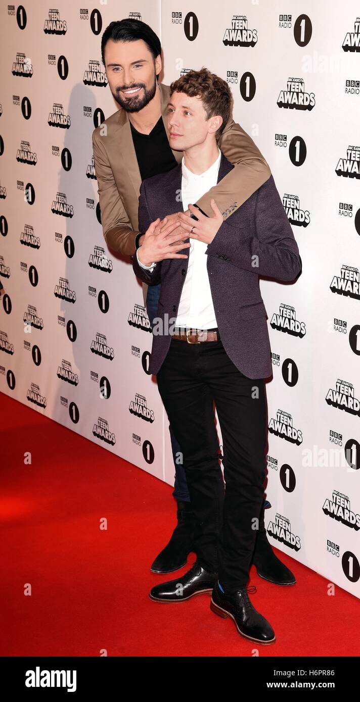 London. UK. Rylan Clark-Neal and Matt Edmondson at The BBC Radio 1's ...