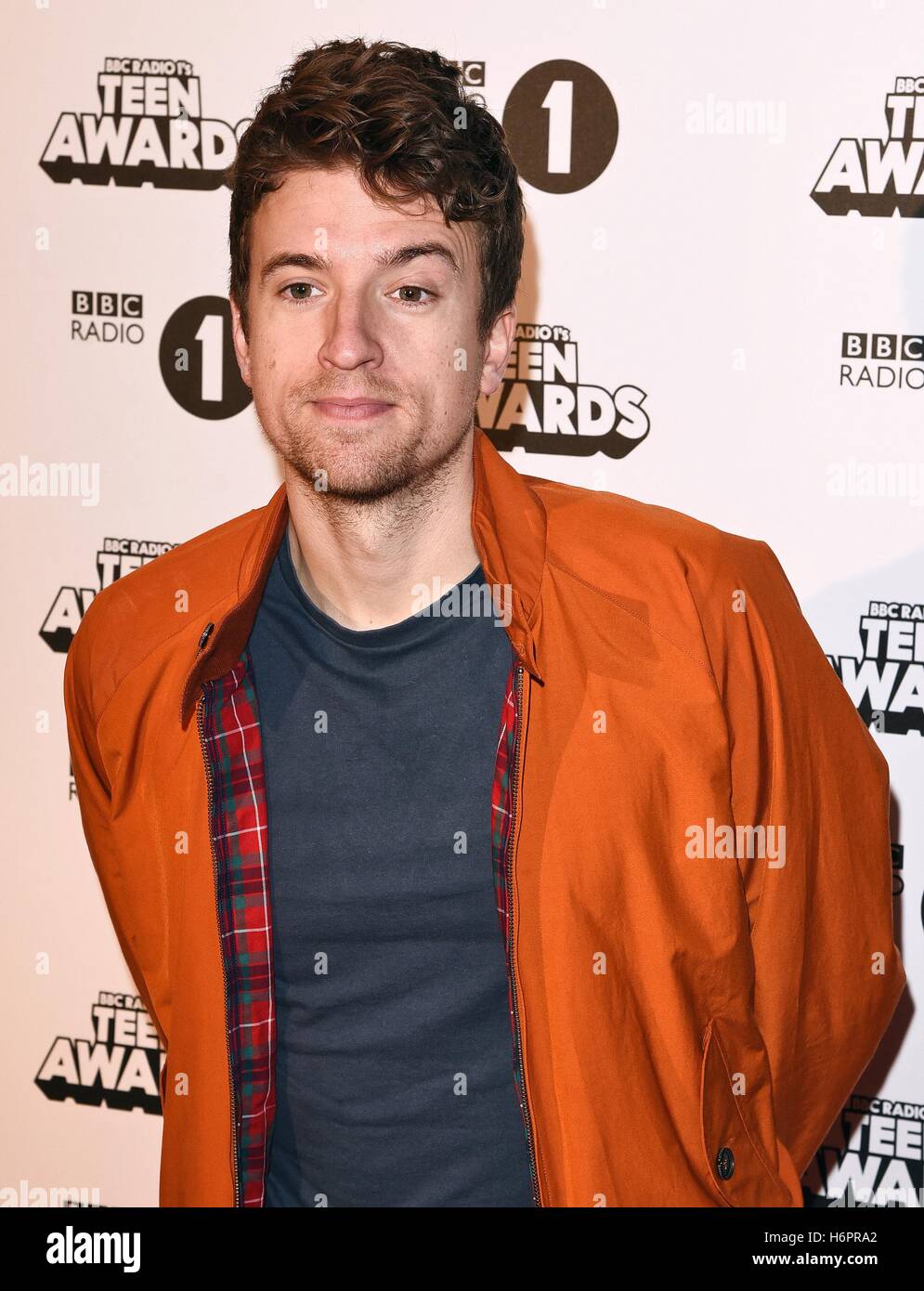 London. UK. Greg James at The BBC Radio 1's Teen Awards held at Wembley ...