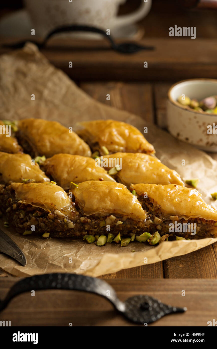Baklava hi-res stock photography and images - Alamy