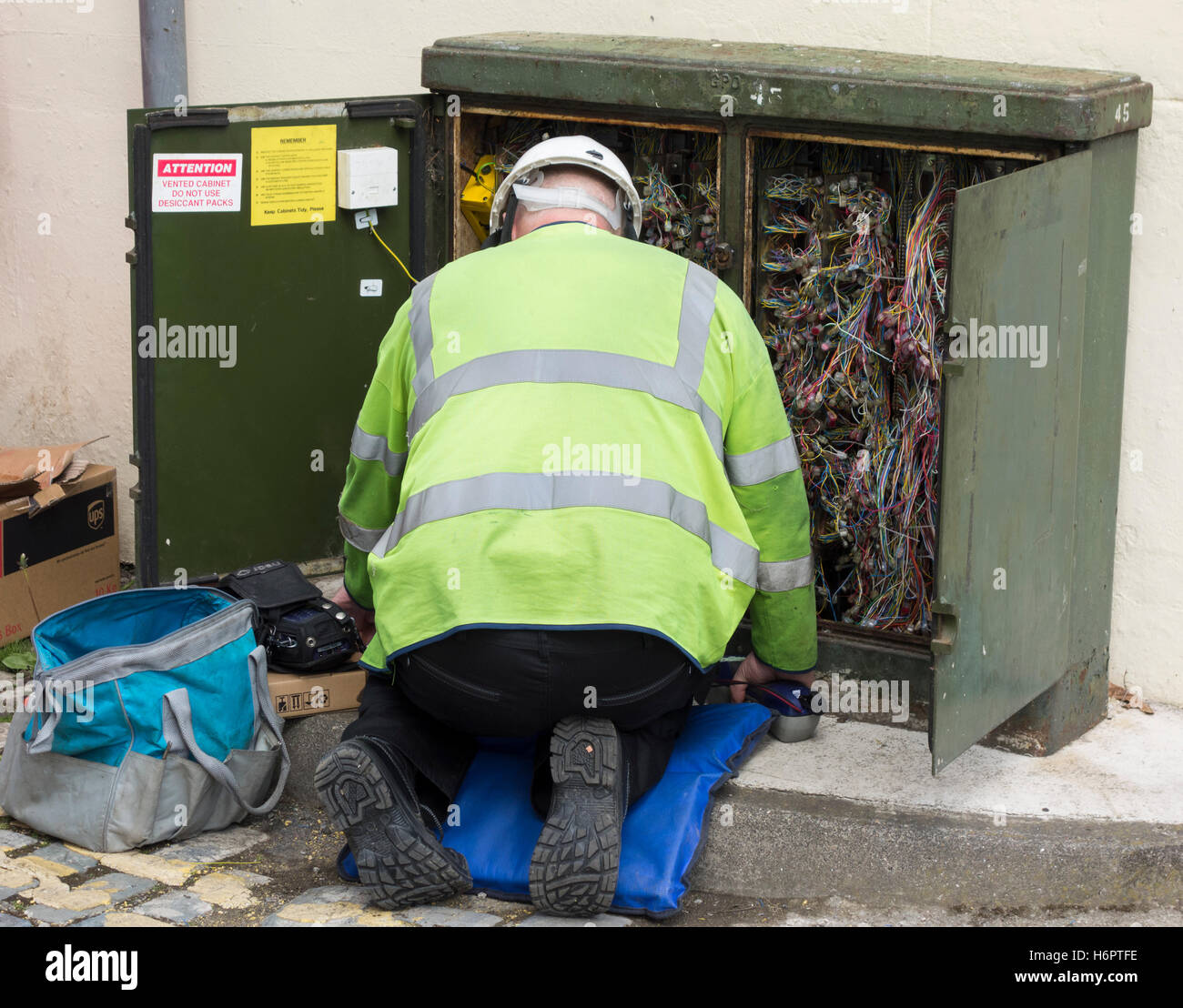 Telephone junction box hi-res stock photography and images - Alamy