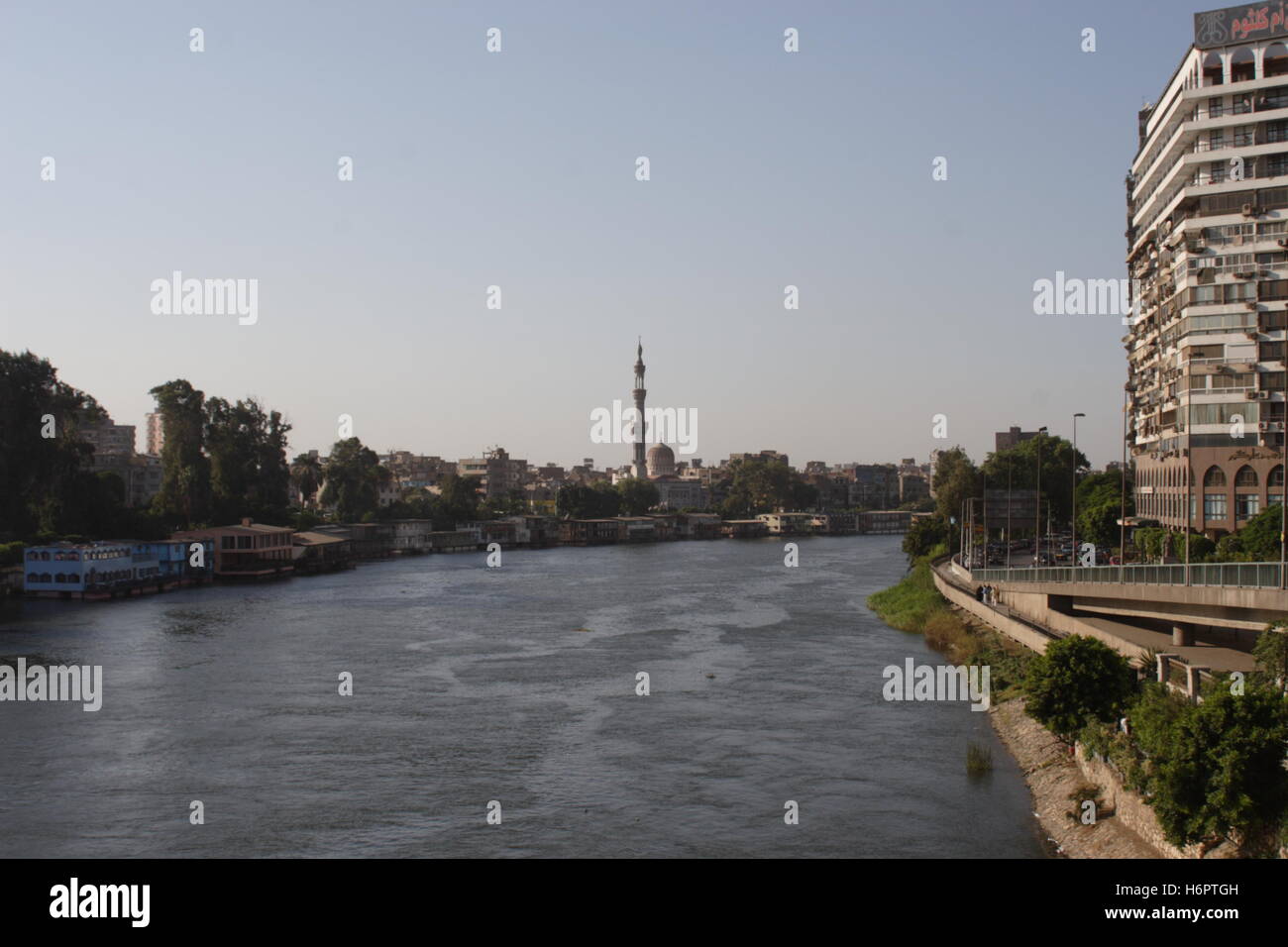 A general view of the Nile in Cairo Stock Photo - Alamy