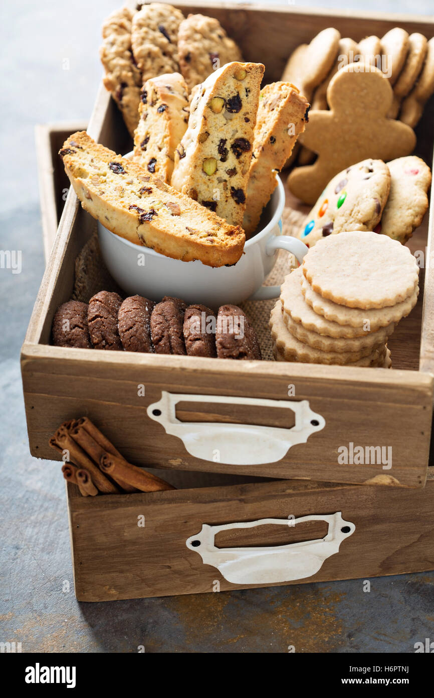 Selection gingerbread sugar cookies hi-res stock photography and images ...