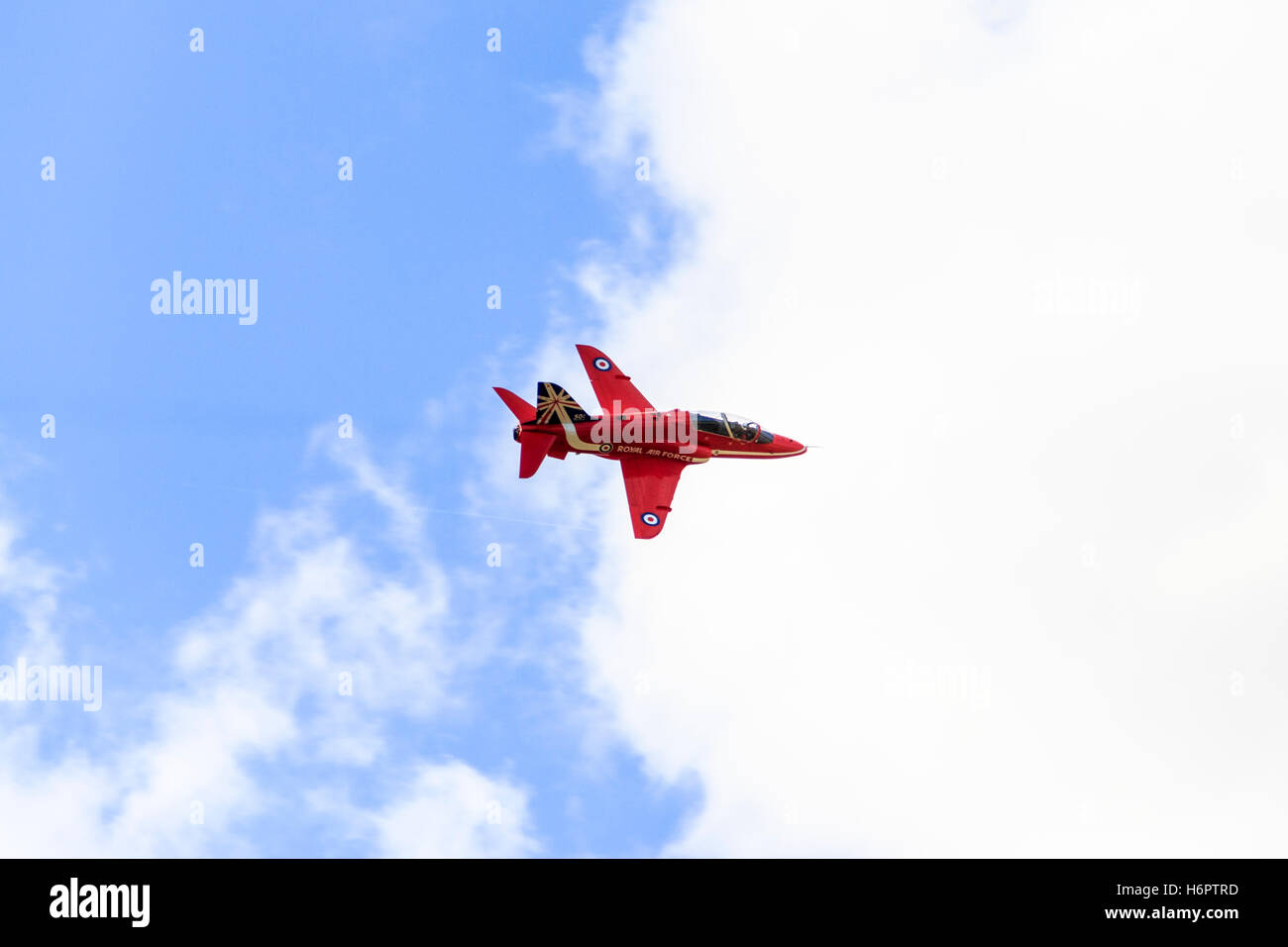 Aerobatic display by the Red Arrows Royal Air Force Aerobatic Team in ...