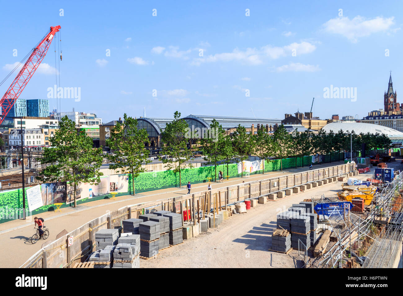 Redevelopment at King's Cross, London, UK, 2013 Stock Photo - Alamy