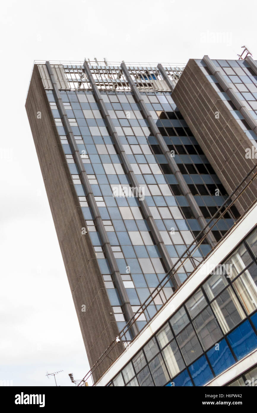 Archway Tower, renowned for its ugliness and wind blight, in Islington ...