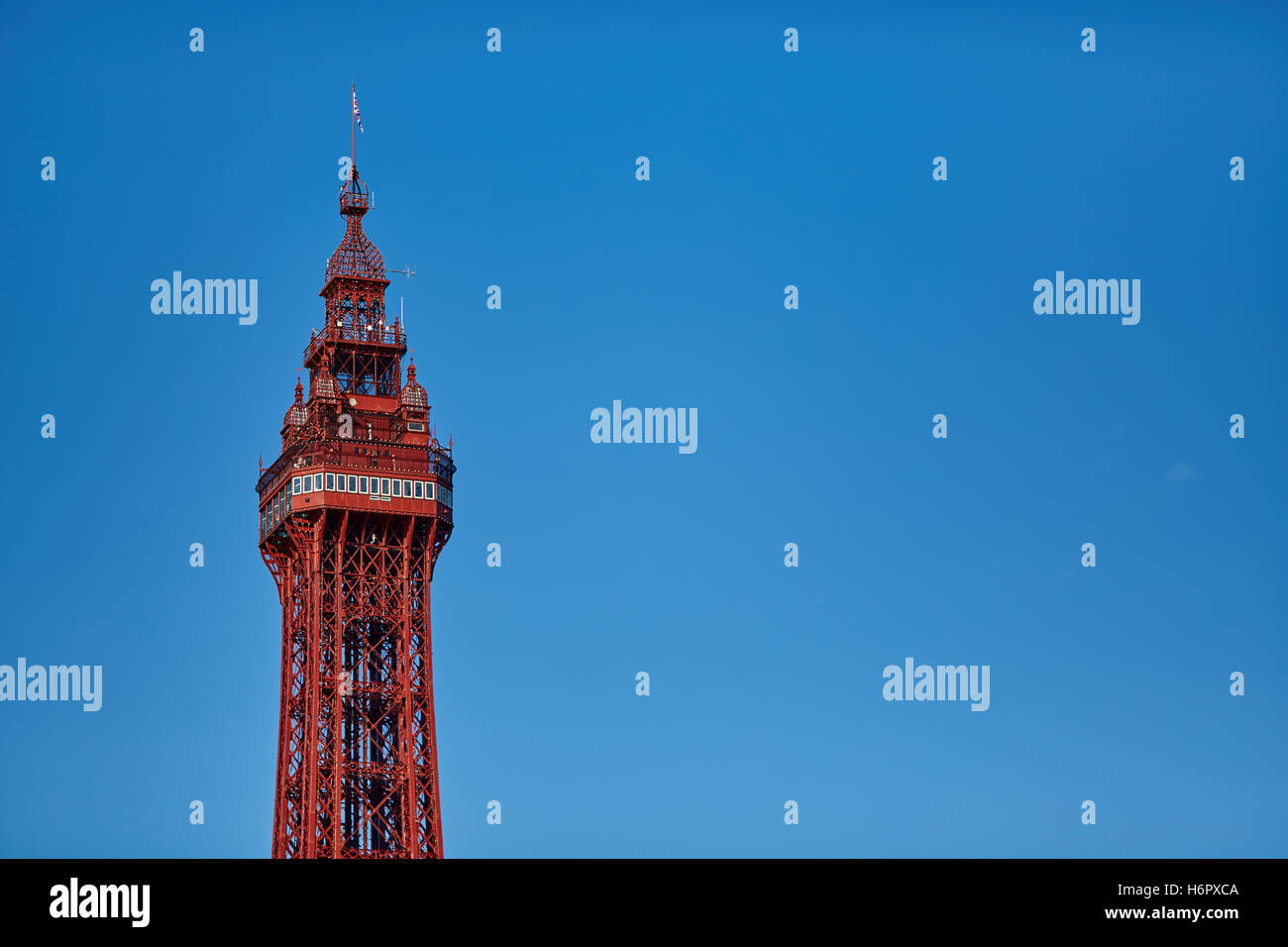 Blackpool tower structure landmark Holiday sea side town resort ...