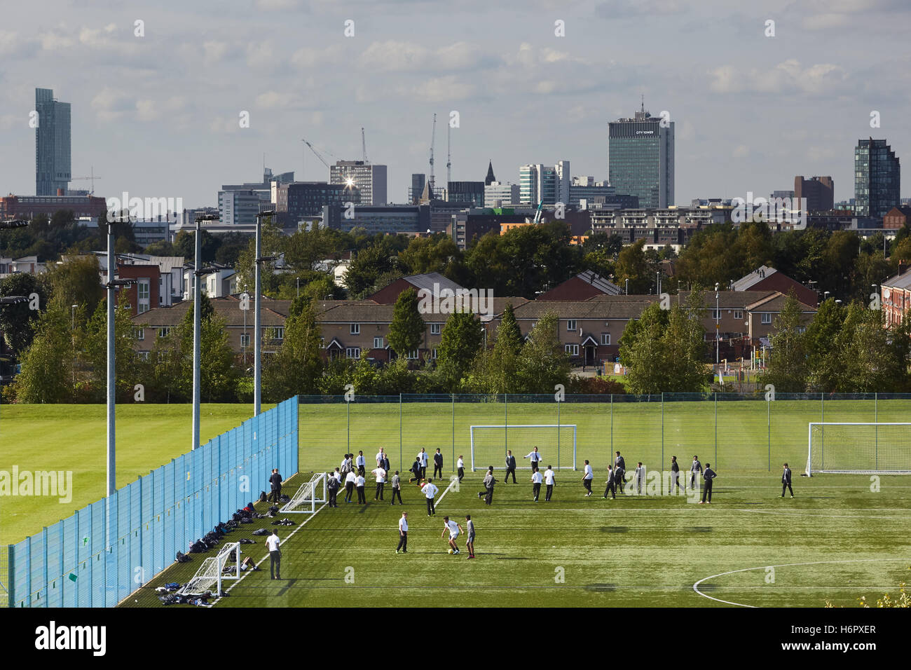 School sports ground uk hi-res stock photography and images - Alamy