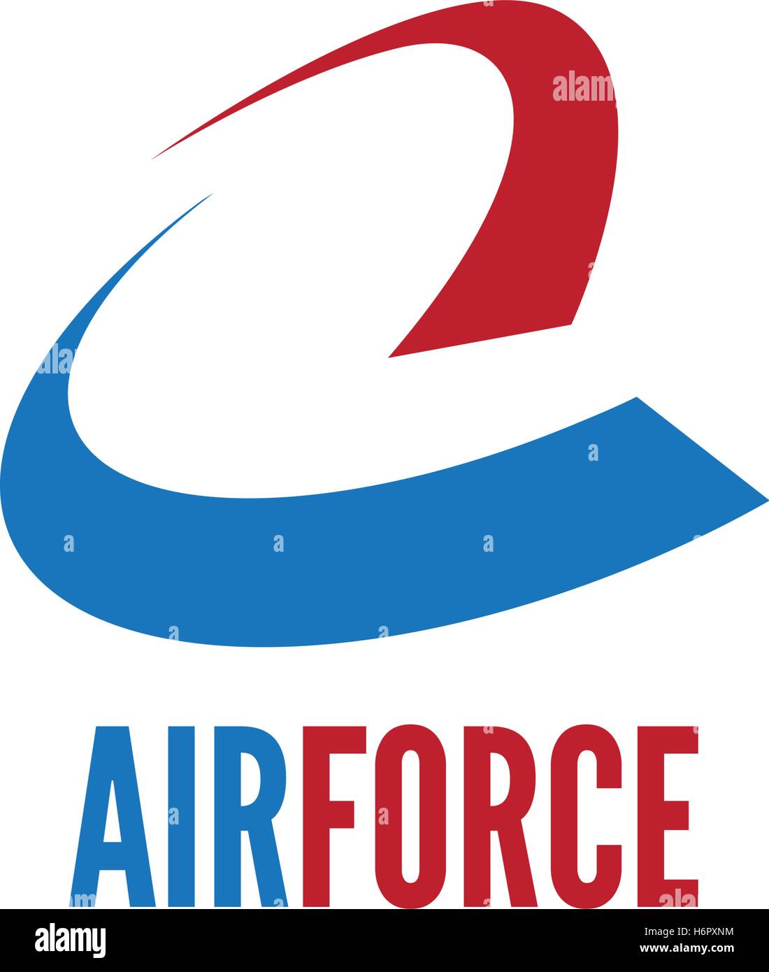 Air Force Logotype Stock Vector Image & Art - Alamy