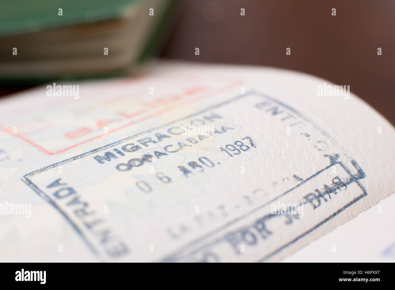 American passport visa hi-res stock photography and images - Alamy