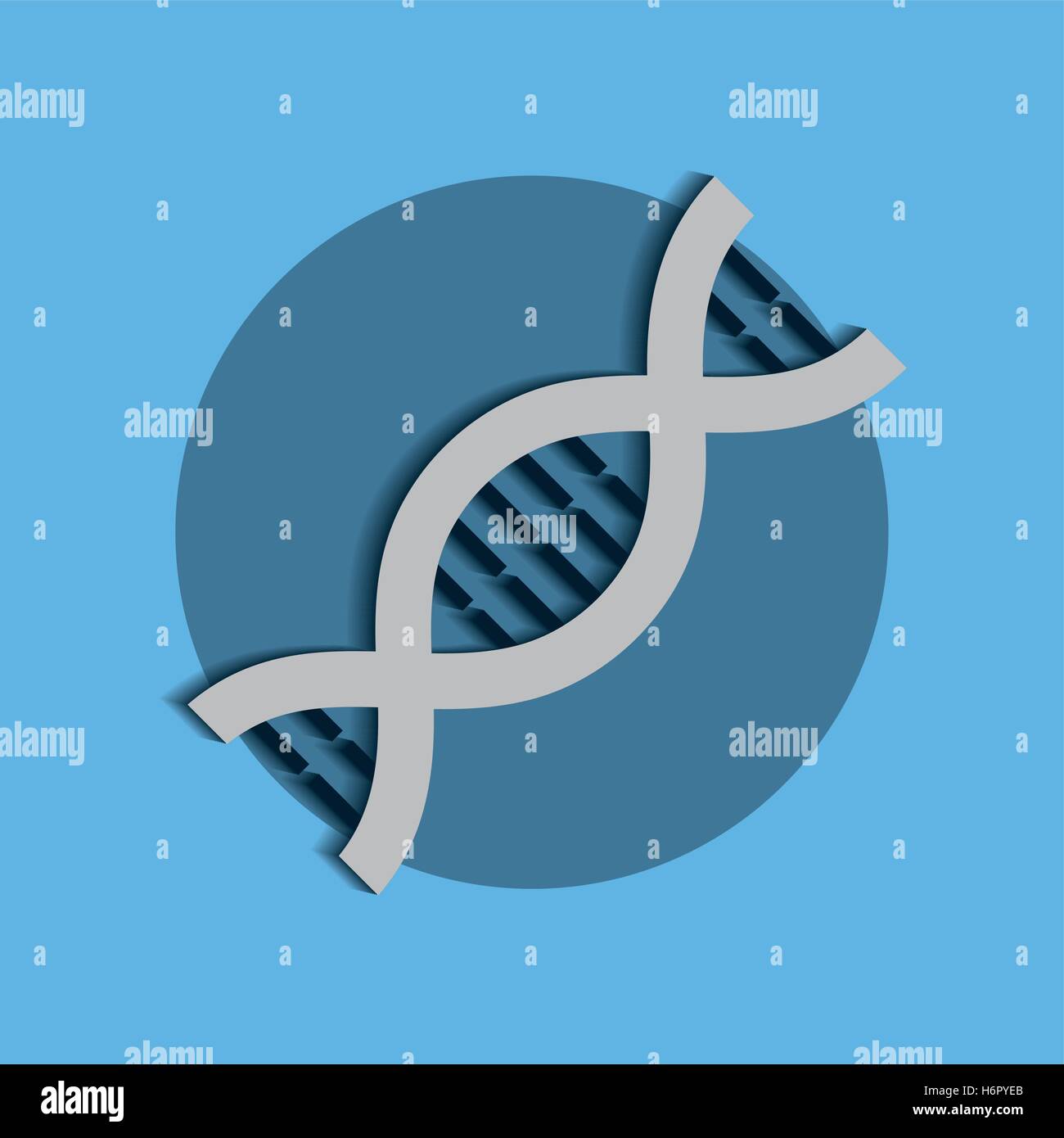 Science human DNA icon vector illustration graphic design Stock Vector ...