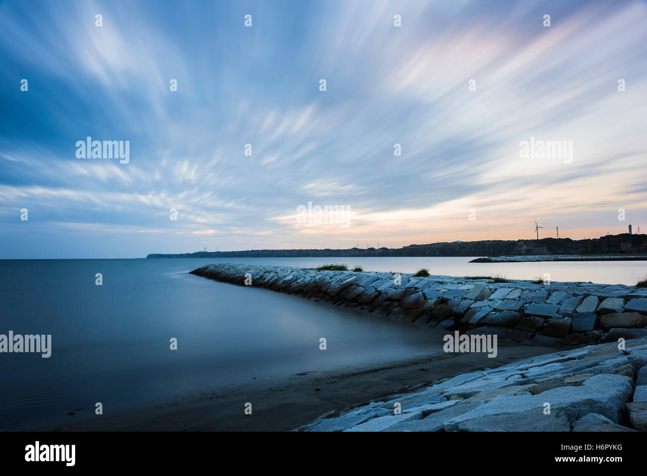Byobugaura,Choshi Marina beach,Choshi City,Chiba Prefecture,Japan Stock ...