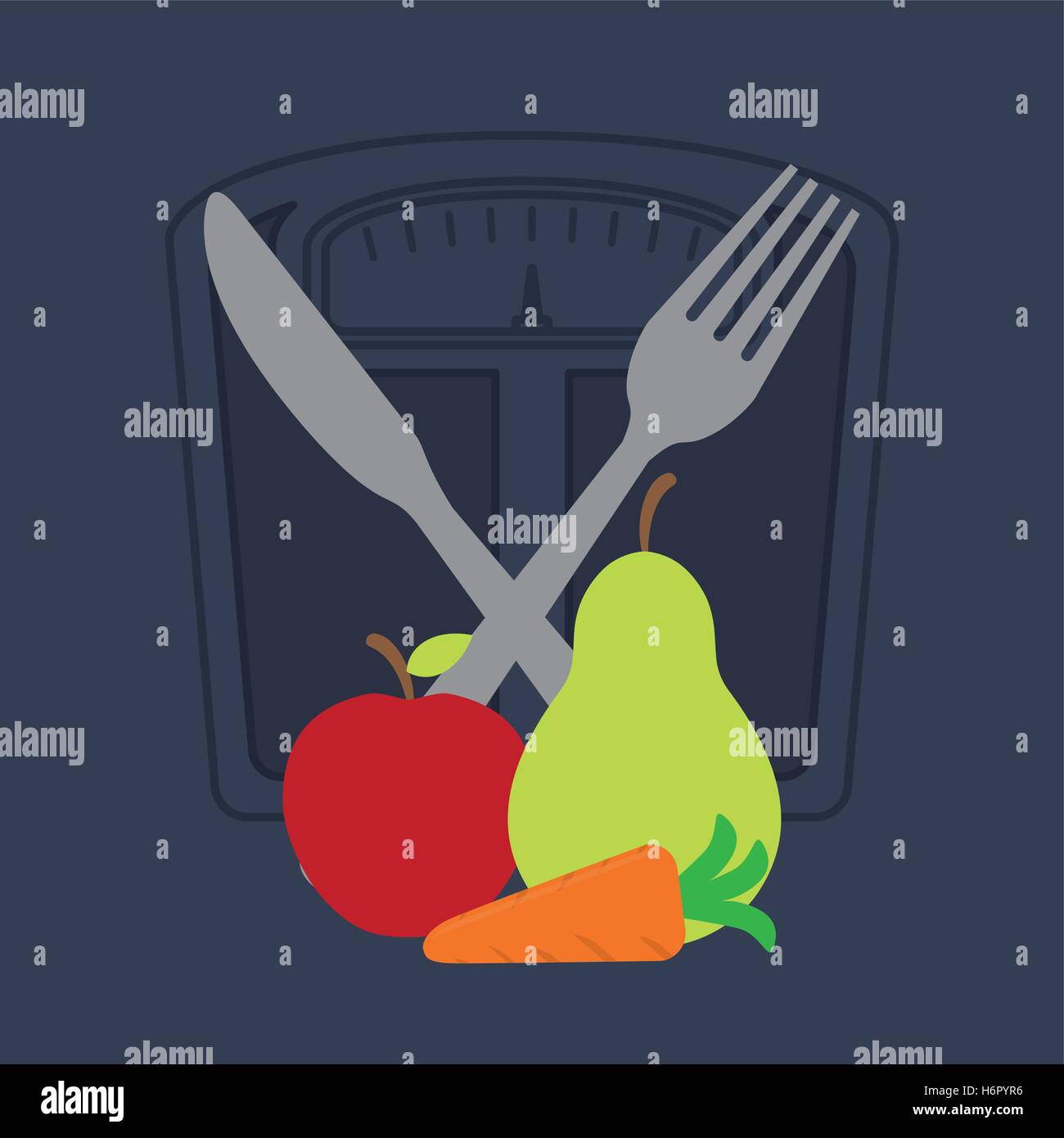 Fitness healthy food icon vector illustration graphic Stock Vector ...