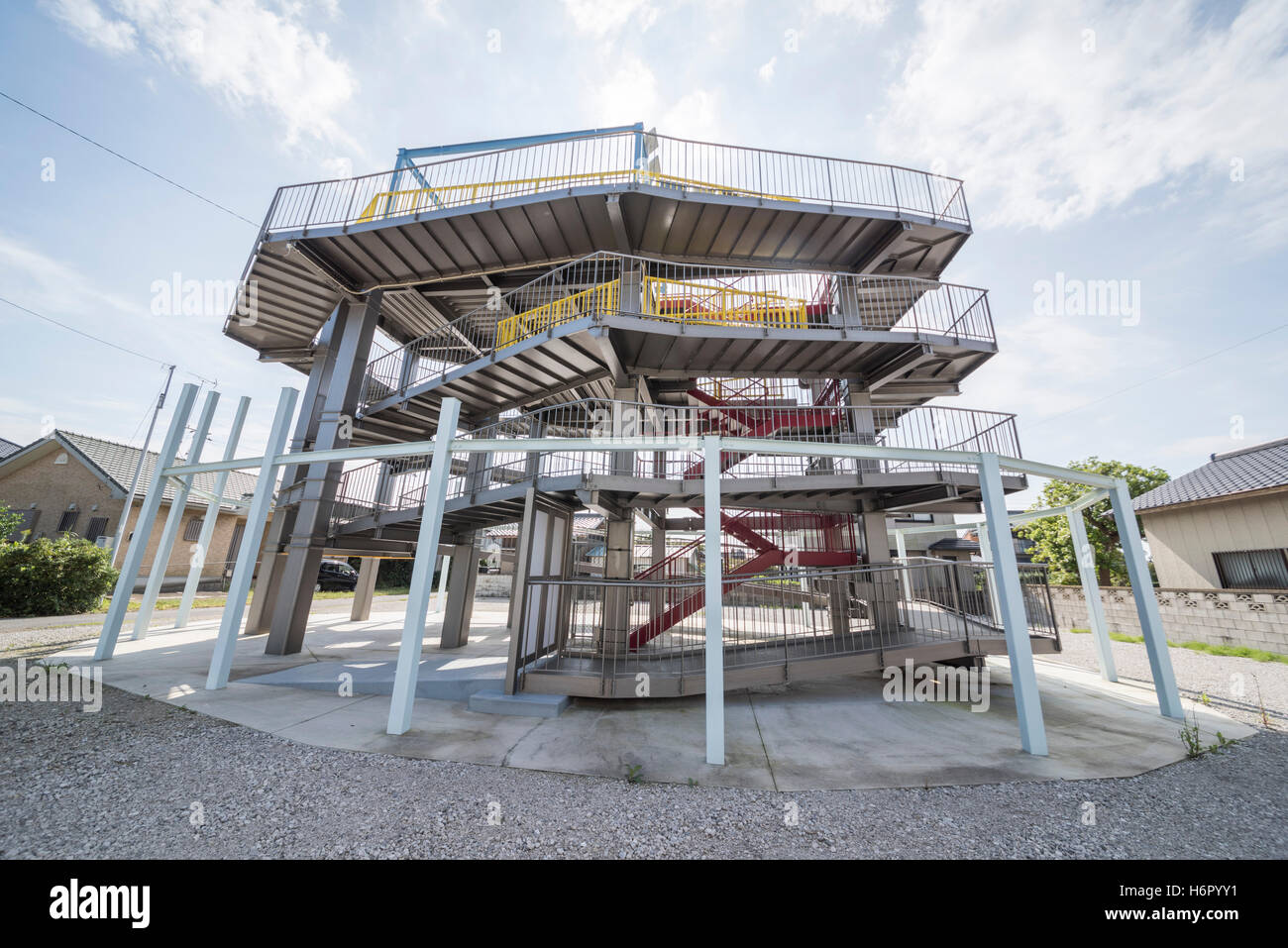 Tsunami evacuation tower hi-res stock photography and images - Alamy