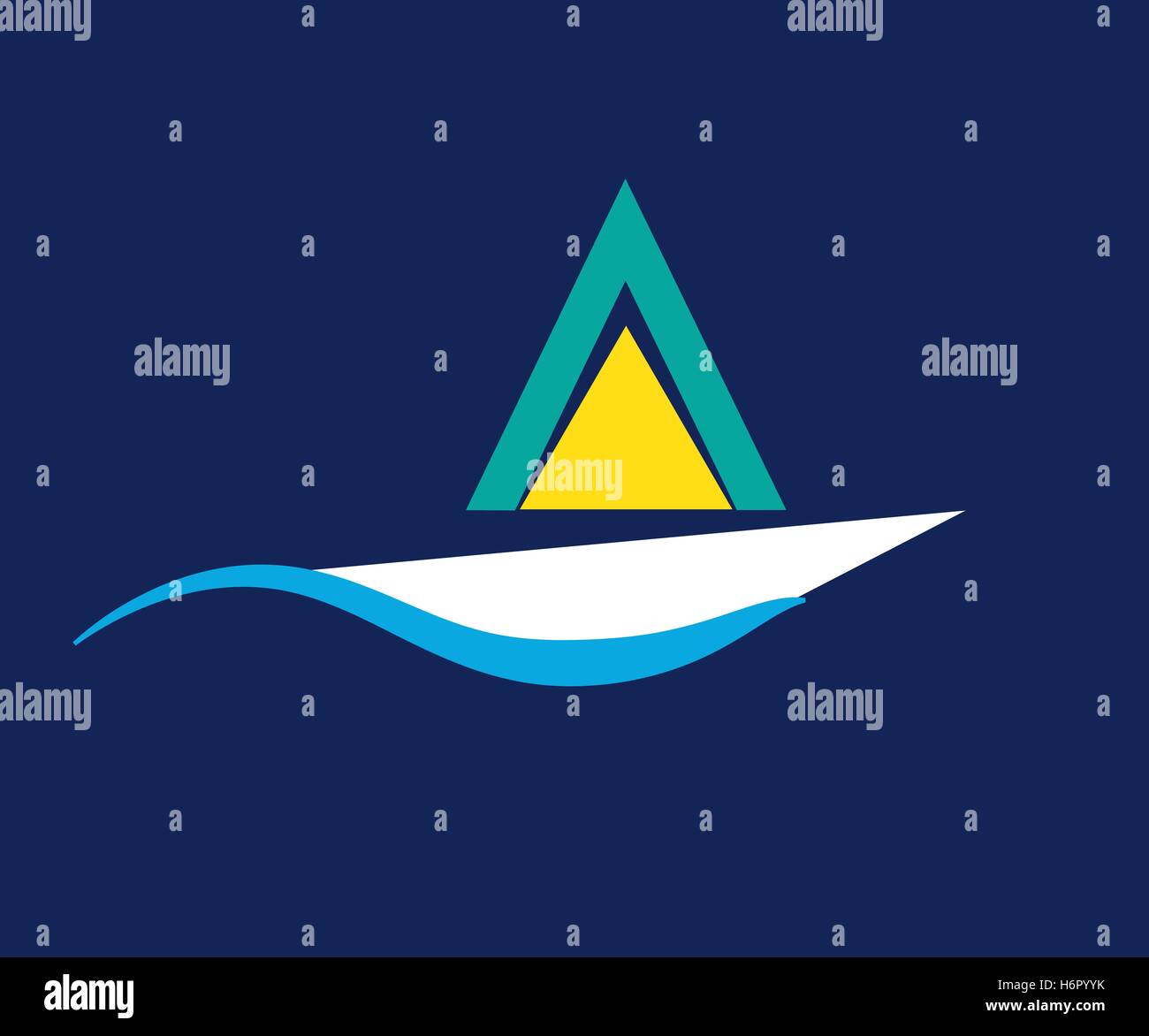 Yacht Logo Design Stock Vector Image & Art - Alamy