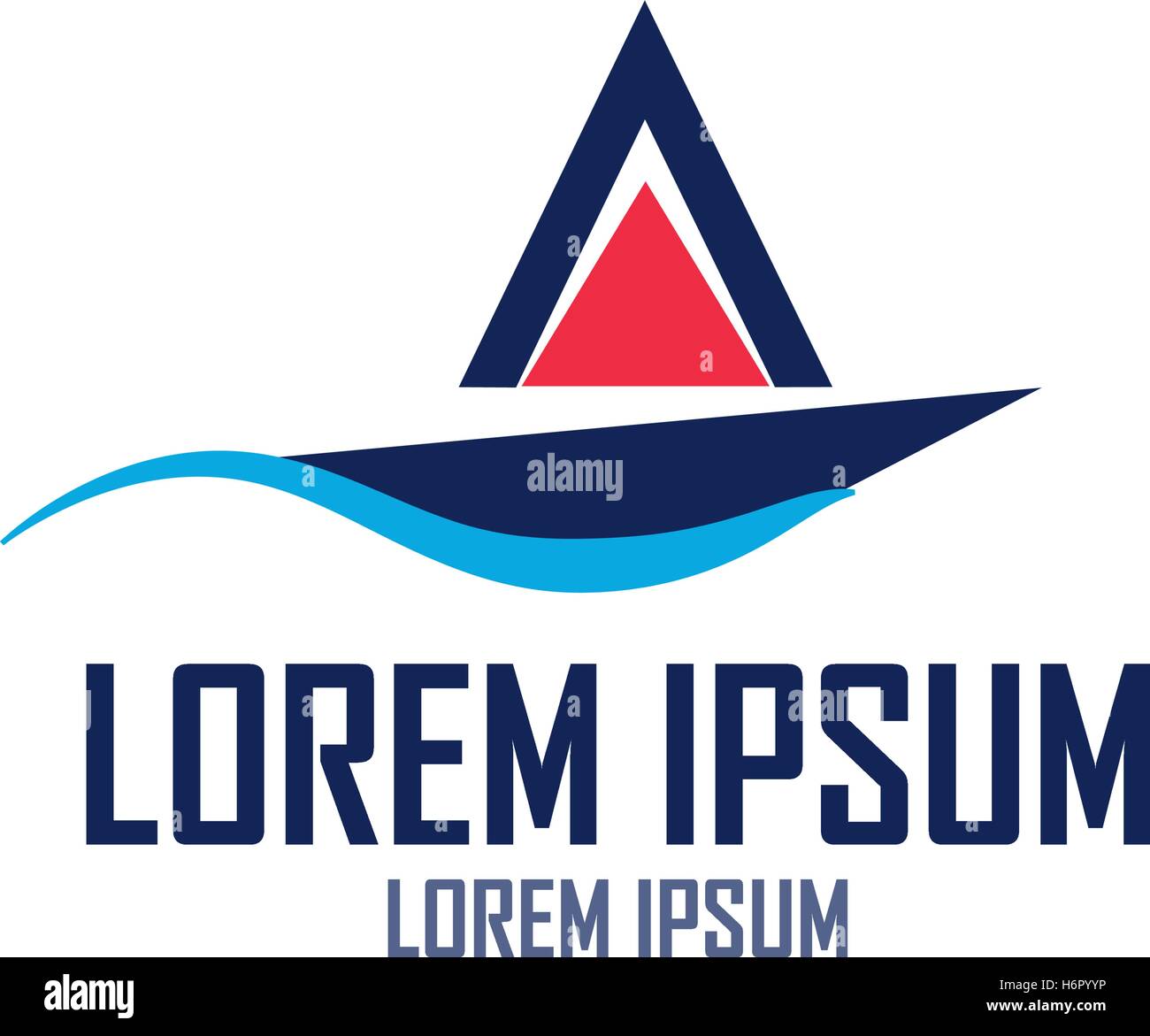 Yacht Logo Design Stock Vector Image & Art - Alamy