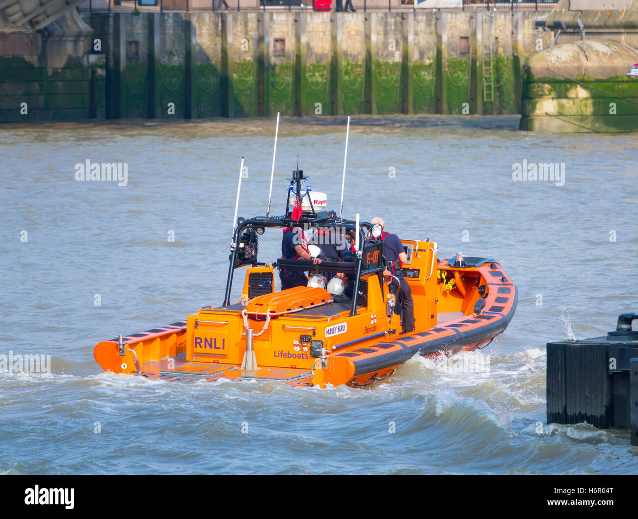 Lifeboat on River Thames in London Stock Photo - Alamy