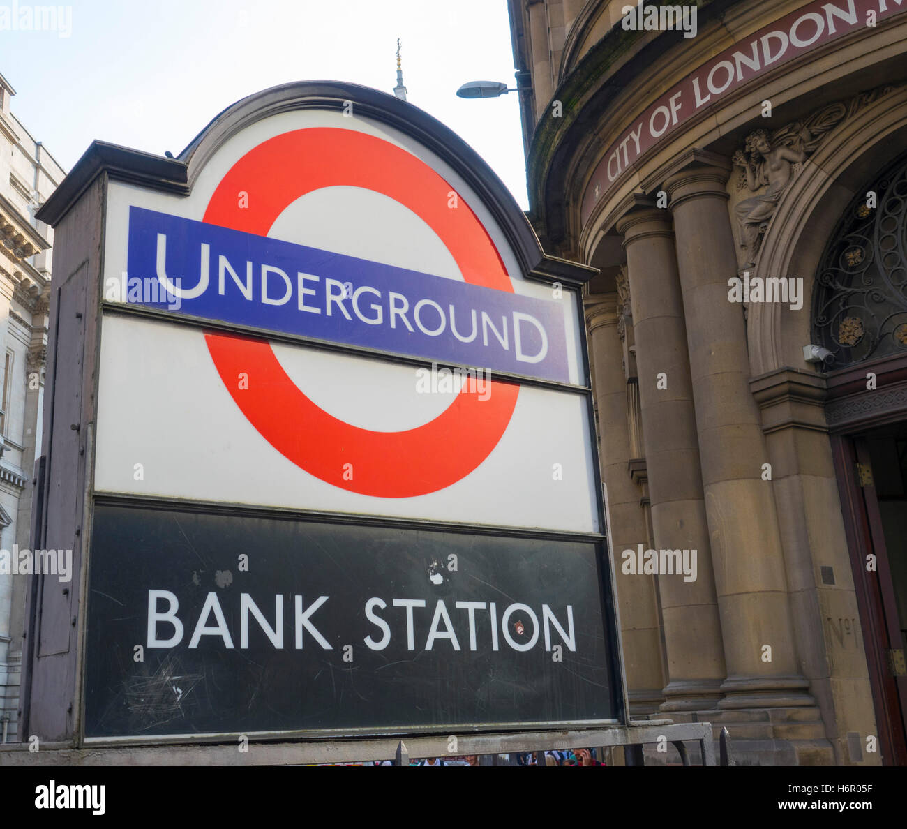 London Underground - Bank station Stock Photo - Alamy
