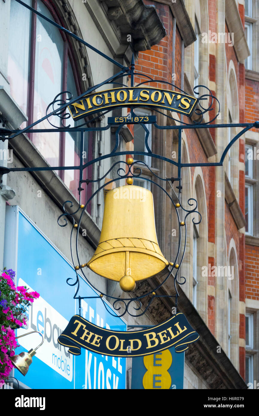 The Old Bell English Pub in London Stock Photo - Alamy
