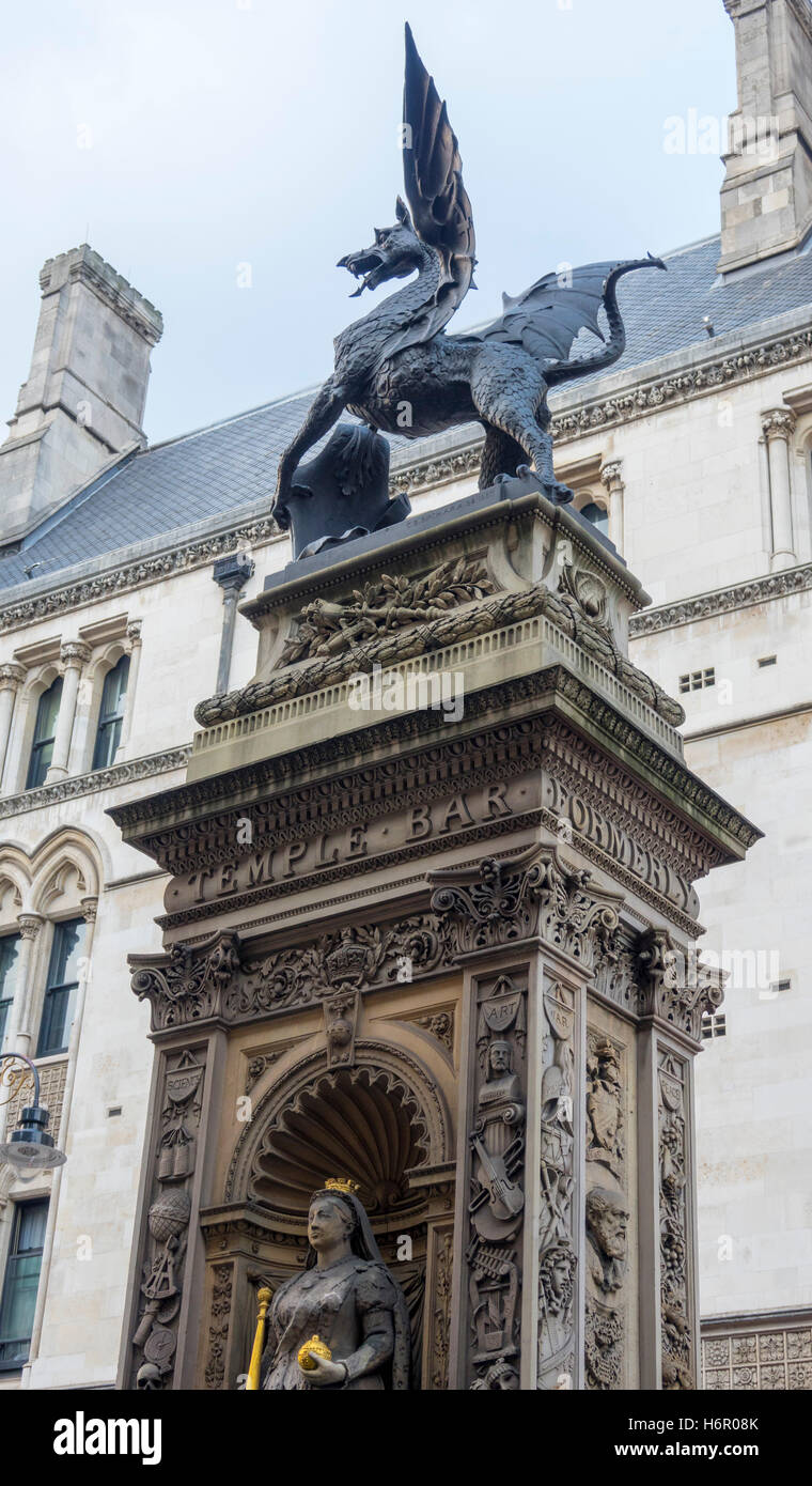 The City of London Dragon - famous landmark Stock Photo - Alamy