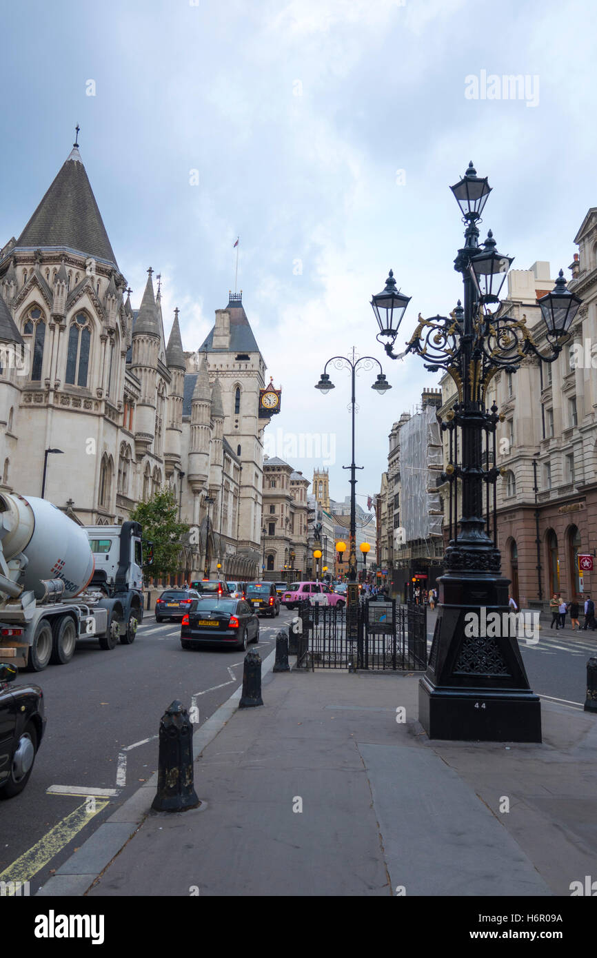 City of London Street view Stock Photo - Alamy