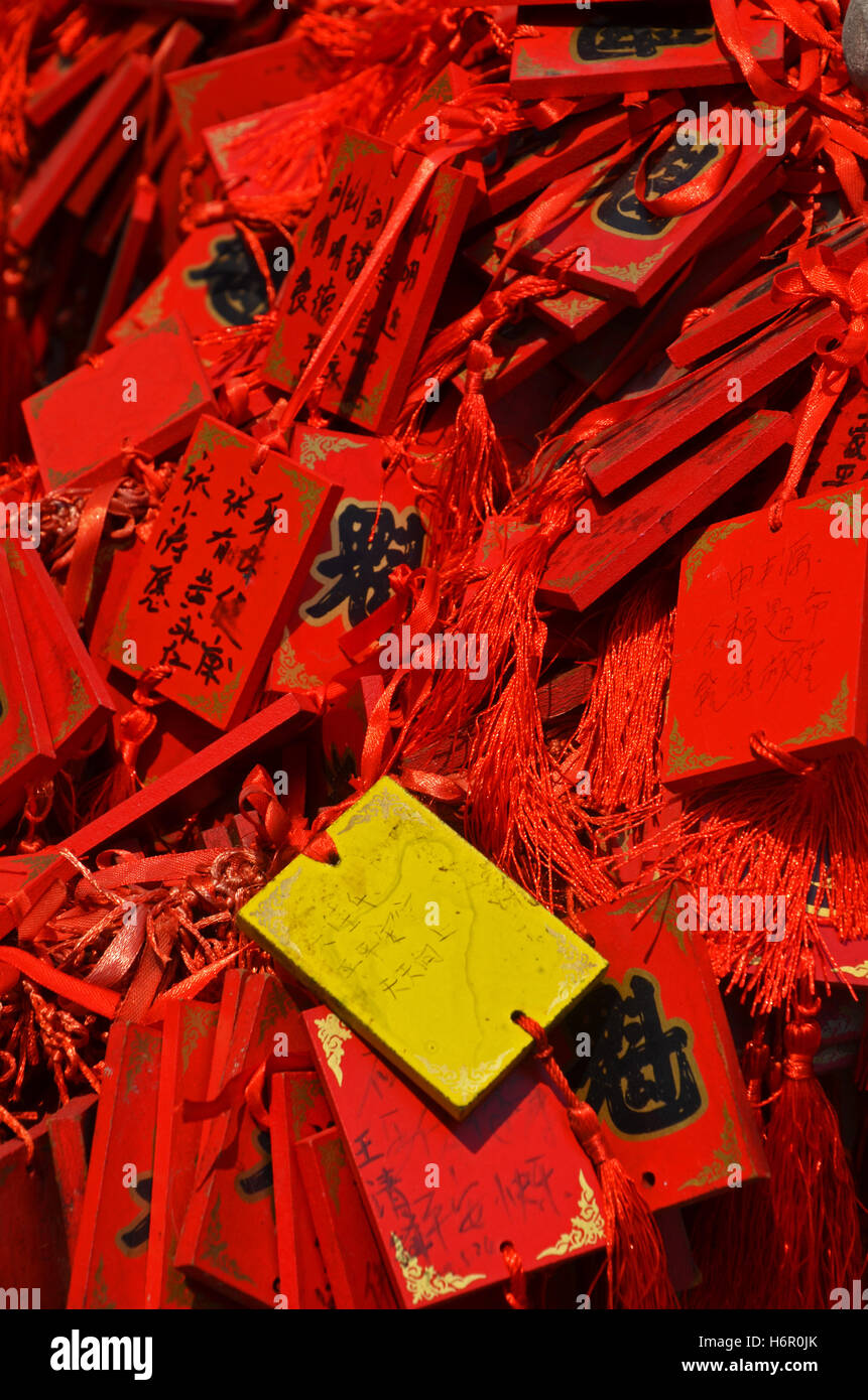 Buddhist prayer tablets hi-res stock photography and images - Alamy