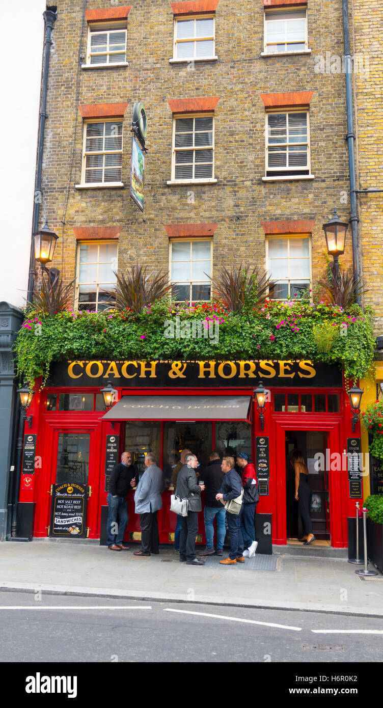 Coach and Horses Pub in London Stock Photo - Alamy