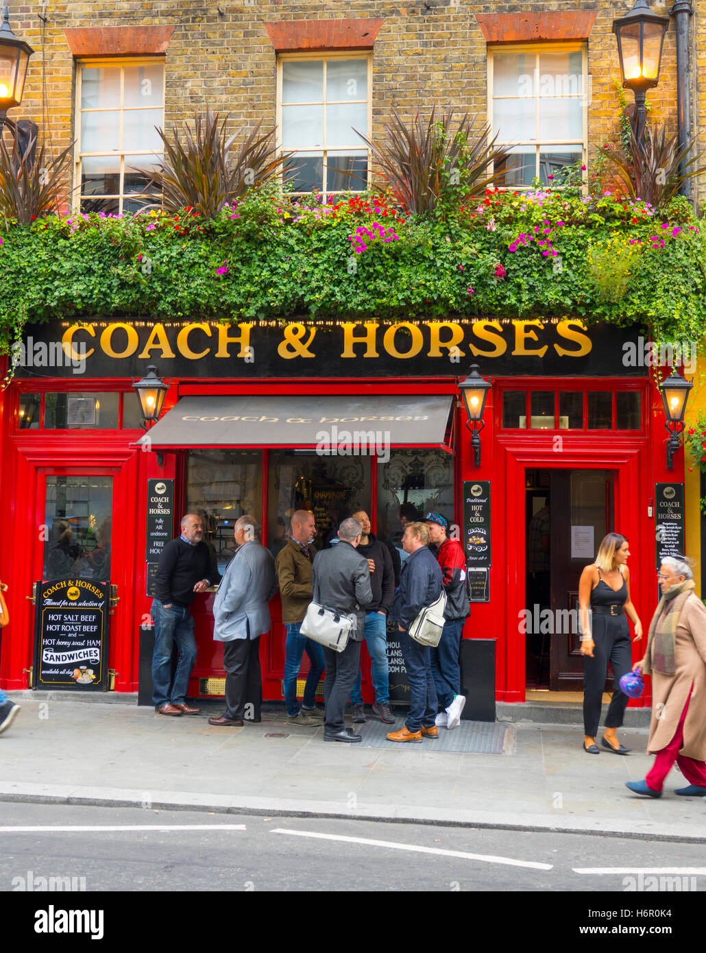 Coach and Horses Pub in London Stock Photo - Alamy