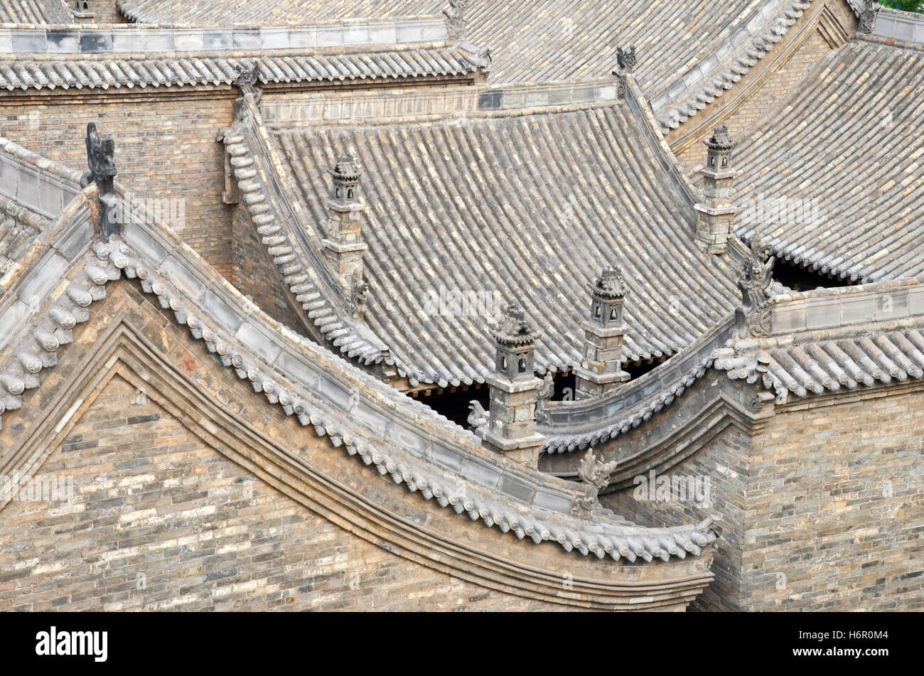 Ancient chinese roof tile hi-res stock photography and images - Alamy