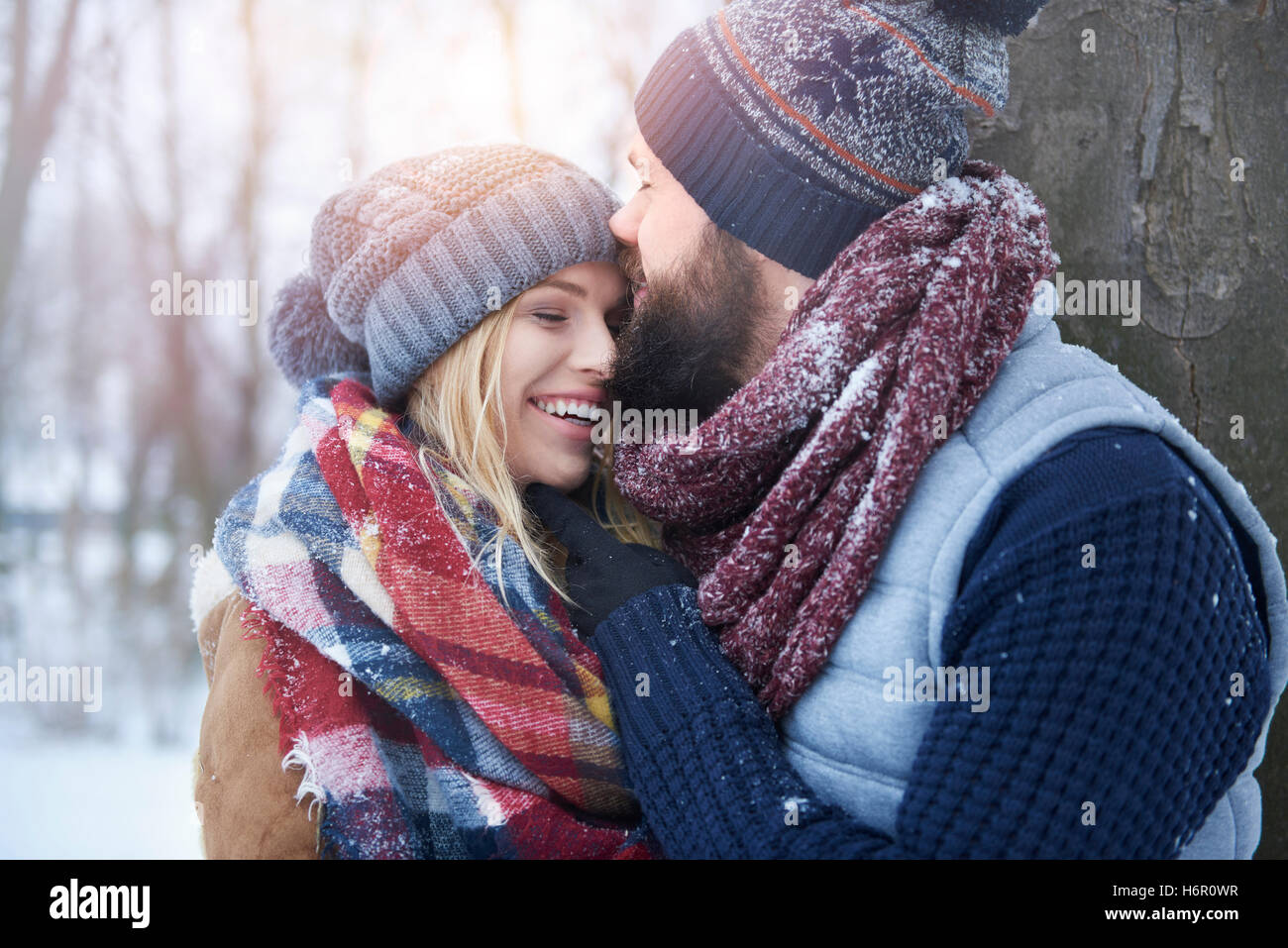 Big kiss from beloved person Stock Photo - Alamy