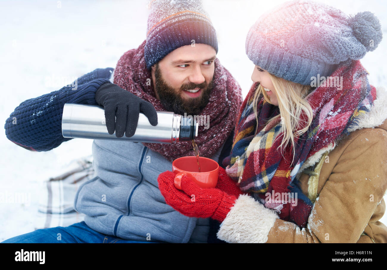 Sharing tea hi-res stock photography and images - Alamy