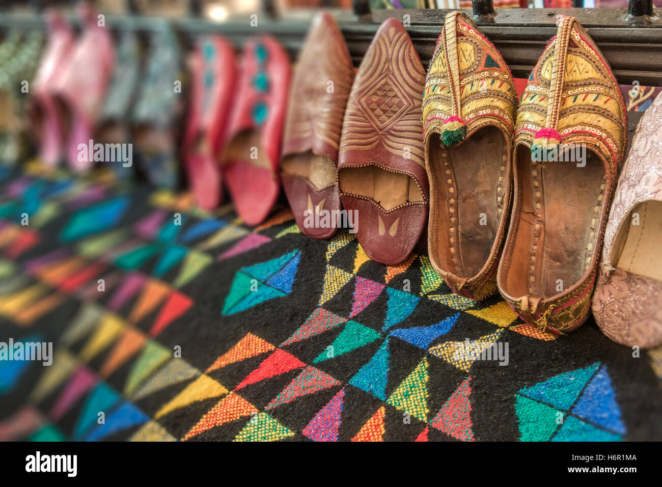 Traditional arabic slippers shoes hi-res stock photography and images ...