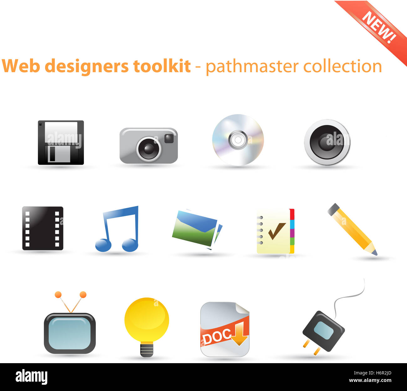 Icons graphics hi-res stock photography and images - Alamy