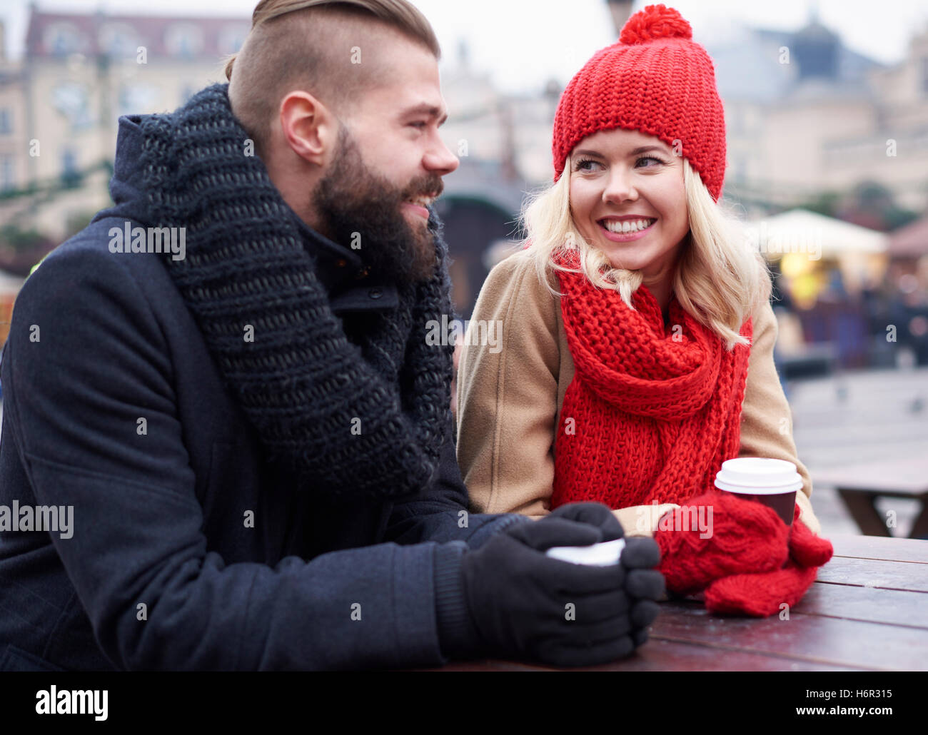 Coffee break scene hi-res stock photography and images - Alamy
