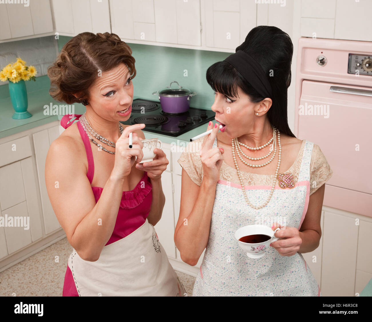1950s chef kitchen hi-res stock photography and images - Alamy