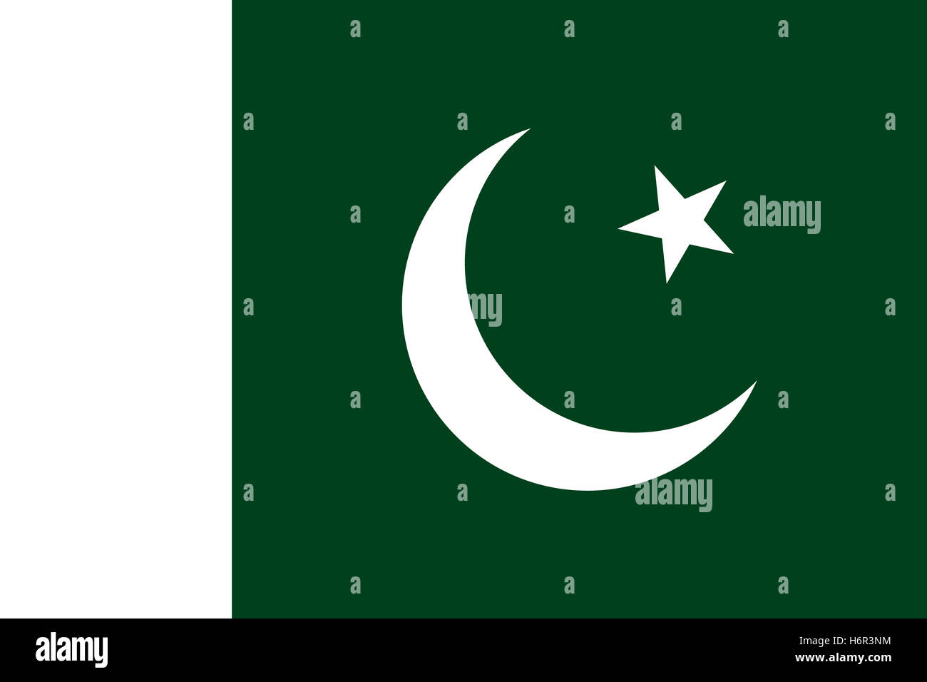 Official vector flag of Pakistan . Islamic Republic of Pakistan Stock ...