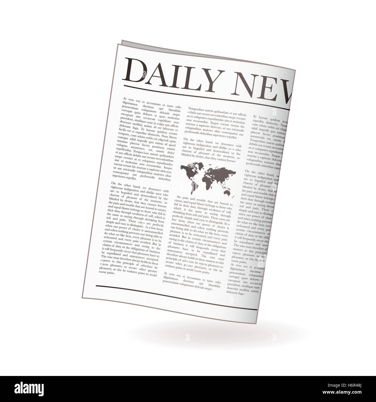 Newspaper model Cut Out Stock Images & Pictures - Alamy
