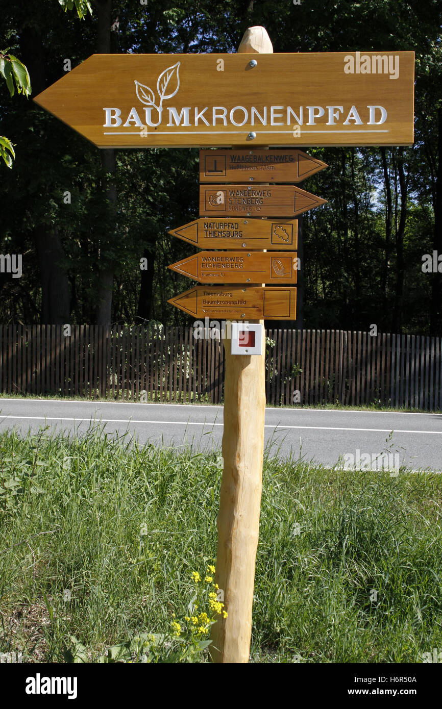 nature-sanctuary signpost beech forest natural preserve virgin forest ...