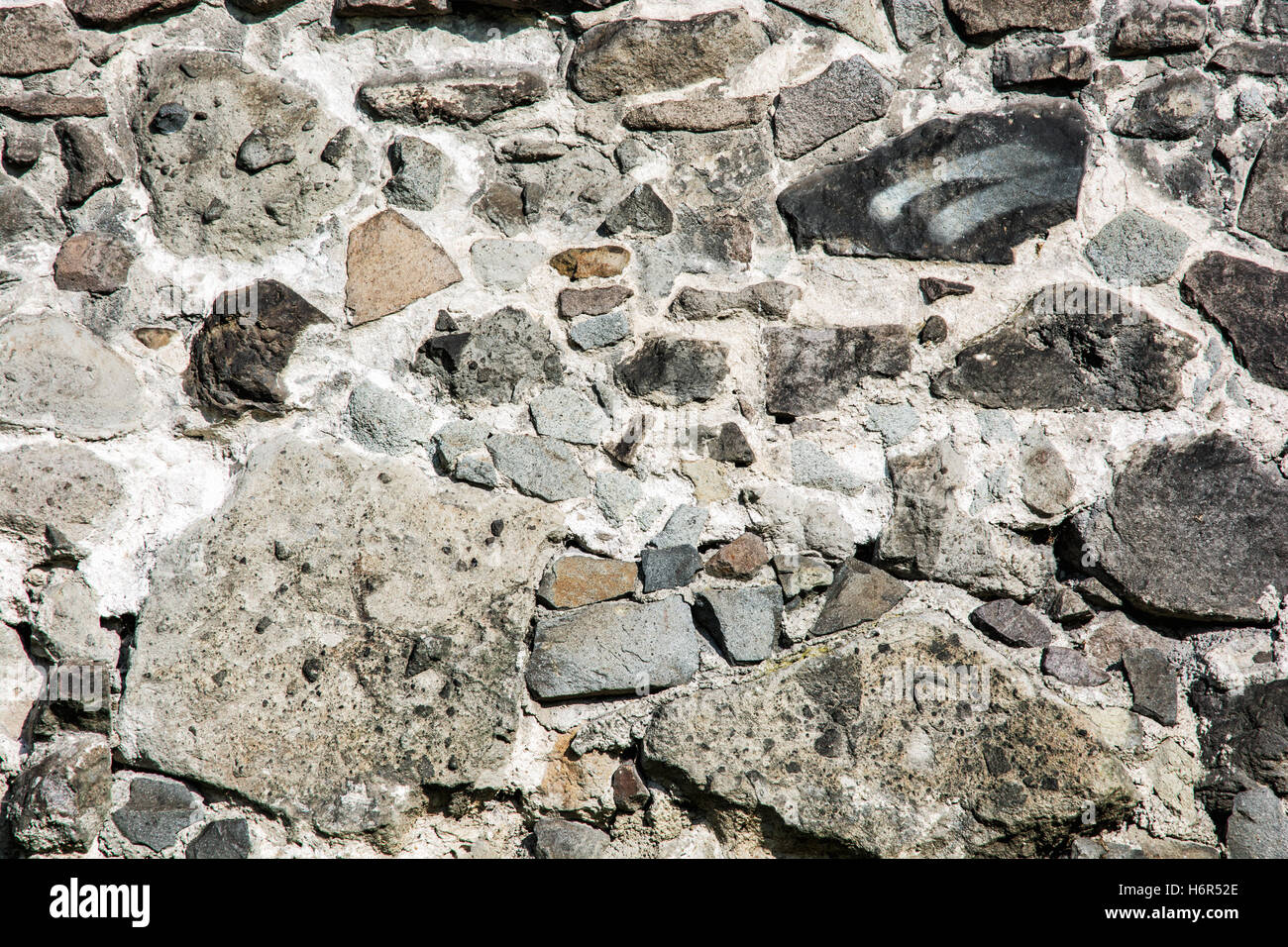 Old stone wall texture. Big stones. Architectural element. Solid ...
