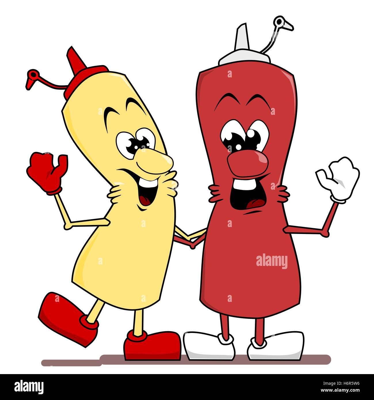Cartoon red tomato smiling happy hi-res stock photography and images ...