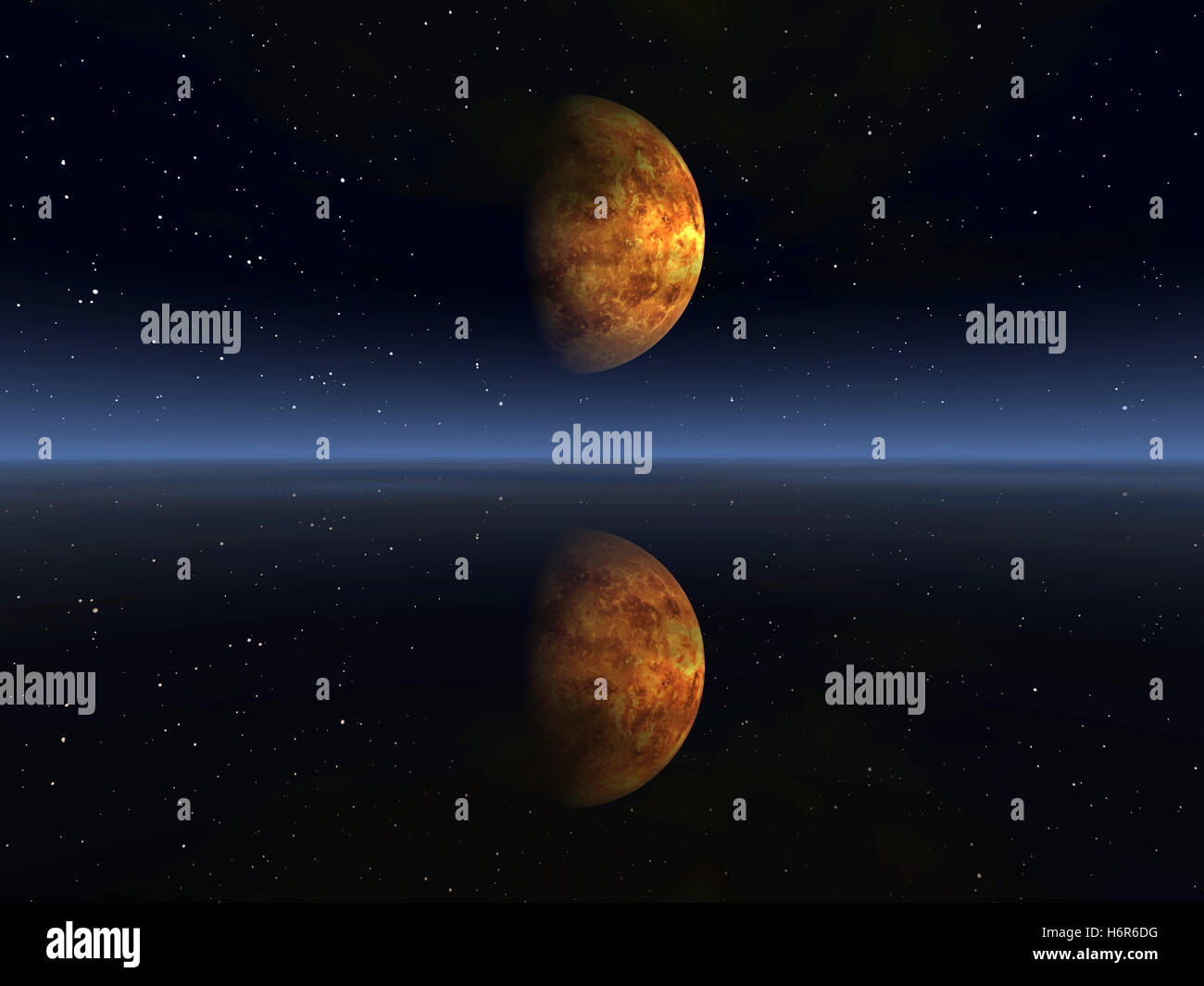 horizon space universe cosmos science moon reflection fantasy astrology ...