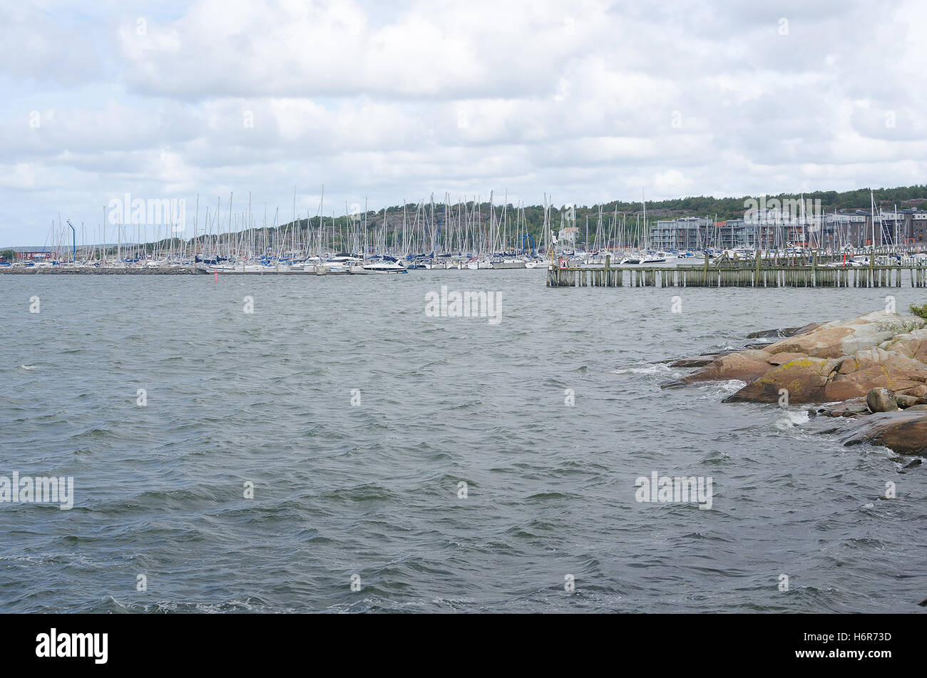 Fiskeback Marina one big harbour in gothenburg on swedish westcoast ...